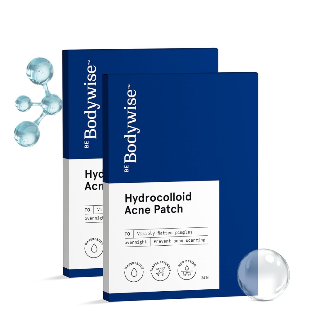 Be Bodywise Acne Pimple Patch for Women (48 Dots | 3 Sizes) Pack of 2 ...