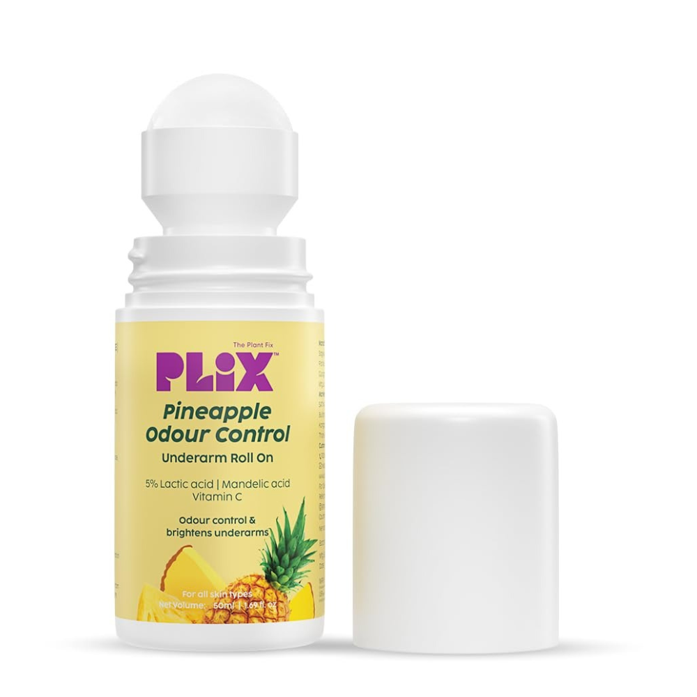 The Plant Fix Plix Pineapple Odour Control Underarm Roll-On (50Ml ...